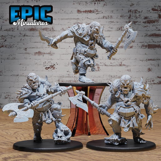 🎲 Bugbear Raider Set ‧ DnD Miniature ‧ Tabletop Miniatures ‧ Gaming ...