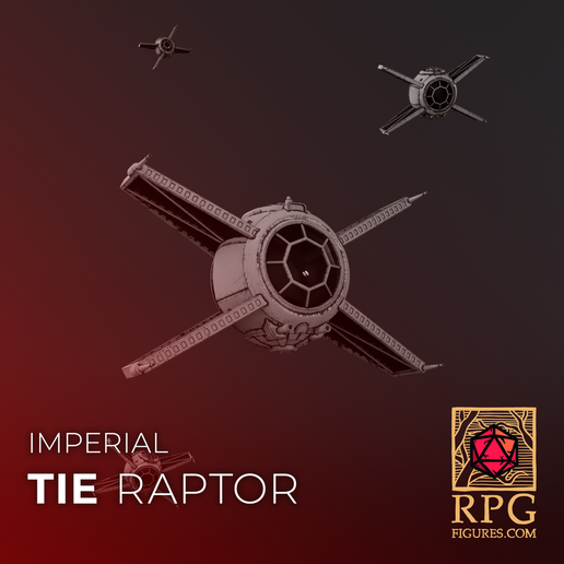 ⭐ Star Wars | TIE Raptor・Free 3D File for ・Cults