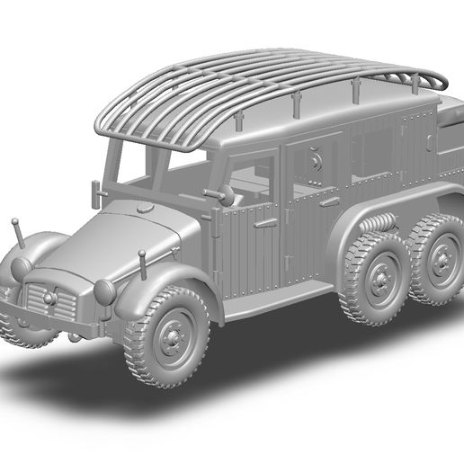 🇩🇪 Krupp Protze L2 H-143 Funkkraftwagen Kfz.19 (Germany, WW2)・ 3D File ...