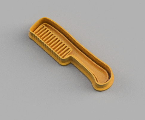 STL file Comb Cookie Cutter 🍪 ・3D print design to download・Cults