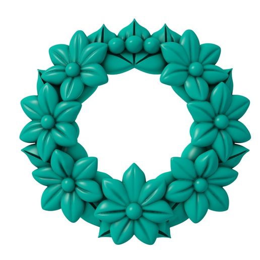 🎄 Christmas wreath / 3d Christmas wreath / wreath stl / wreath / winter ...