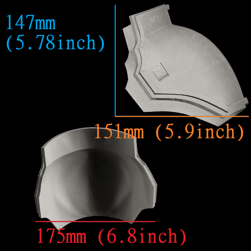 🫡 Zack Fair Shoulder Armor Shinra Soldier 2ed Class ( FF7 R ) 3D Print ...