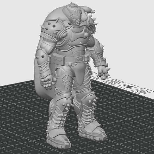 🎲 doom guy doom slayer dark age・ 3MF File for 3D printing・Cults