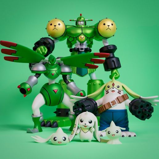 🐉 Digimon - Zerimon Evolution Line・ STL File for ・Cults