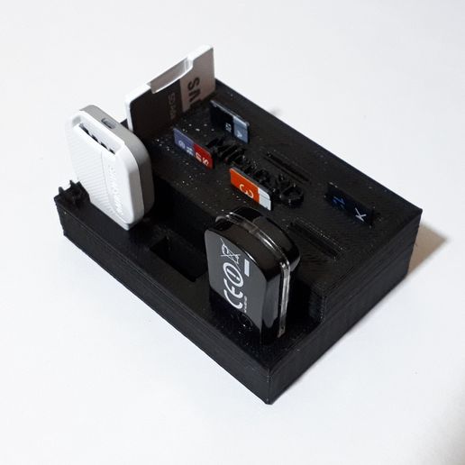 💾 Storage USB key, SD card, MicroSD・Free STL File for ・Cults
