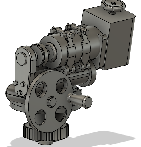 ⚙️ T-34 (76.2mm) turret traverse gear・ STL File for ・Cults