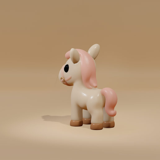 🐉 Cute Pony 3D Printable STL Multi Parts・ 3D File for 3D printing・Cults
