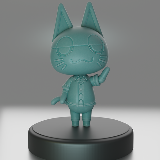 🎮 Punchy Animal Crossing Figure・ STL File for 3D printing・Cults