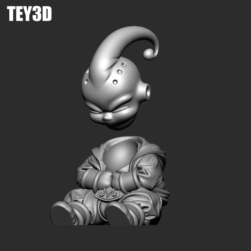 👶 baby majin buu sleeping・ STL File for 3D printing・Cults