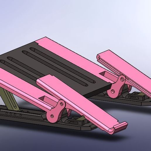 💻 STAND HOLDER LAPTOP AND TABLET PEN DRAWING V.2 Free Part Solidworks ...