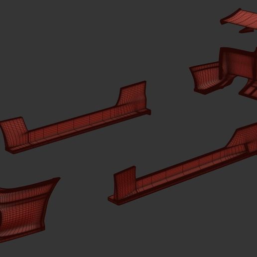 👽 Skyline R32 T2 Aero Kit printable・ 3D File for ・Cults