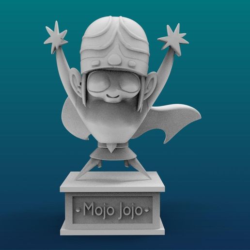 🖨️ Mojo Jojo Cartoon Figure Print – 3D Printer・ 3D File for 3D printing ...