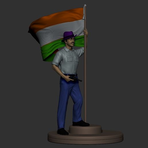 👾 Bhagat Singh・ 3D File for 3D printing・Cults