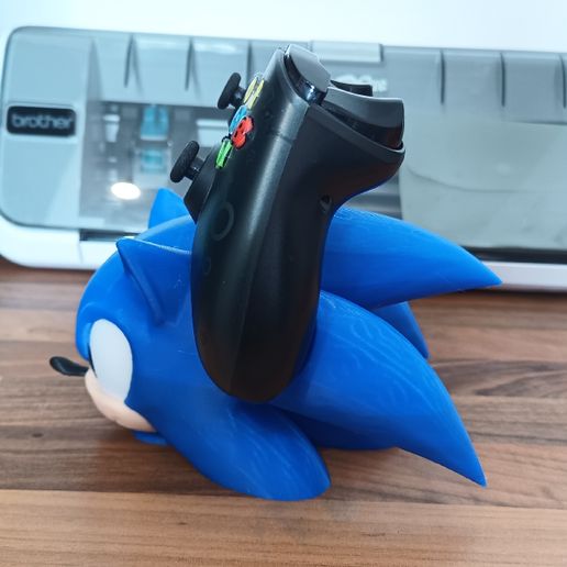 🦔 Sonic the Hedgehog Controller Holder (XBOX)・ STL File for 3D printing ...