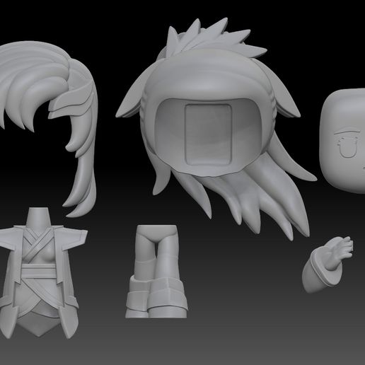 🤖 Chibit 055 : LACUS CLYNE (GUNDAM SEED FREEDOM)・ OBJ File for 3D ...