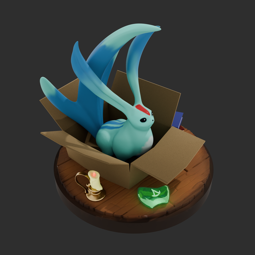 🪄 Carbuncle diorama・ 3D File for 3D printing・Cults