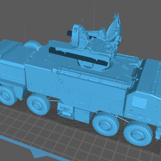 🧸 roland-3 anti-aircraft missile system 3d model・ STL File for ・Cults