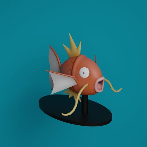 🐉 POKEMON Magikarp・ STL File for ・Cults
