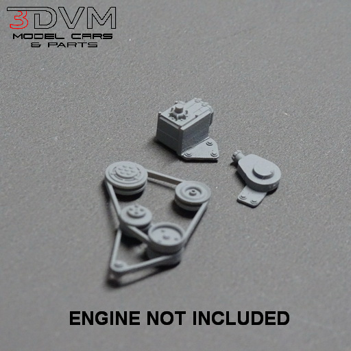 🚙 Power Steering and Air Conditioning Detail in 1/24 scale・ 3D File for 3D printing・Cults