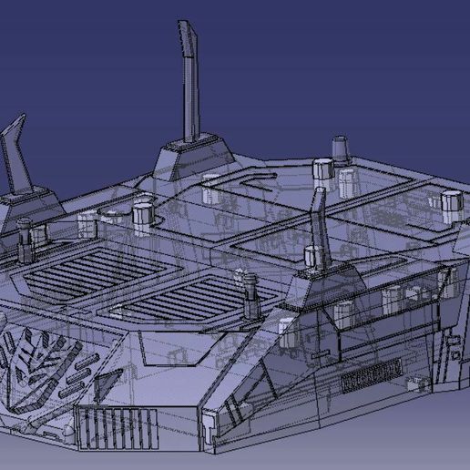 🤖 Thrones for Megatron-base stand-part 2・ STL File for ・Cults