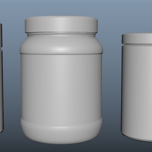 OBJ file 3 sets of jar bottles 🫙 ・Design to download and 3D print・Cults