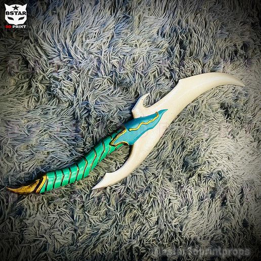 🗡️ Baruka Dagger High Quality - Solo Leveling Cosplay・ STL File for 3D ...