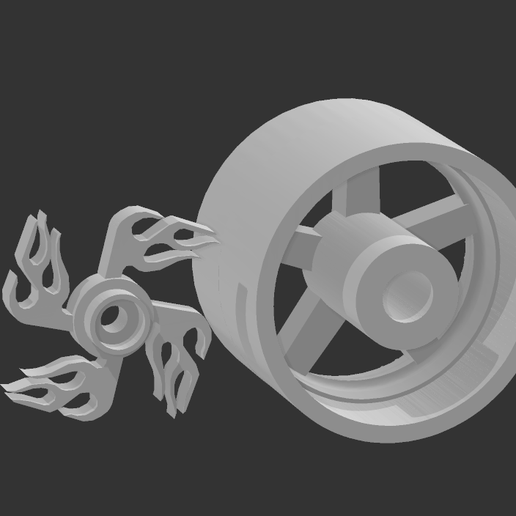 🛞 1/24 scale spinner rim・ STL File for 3D printing・Cults