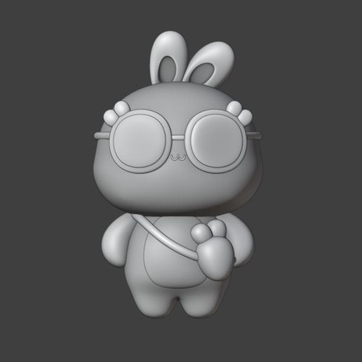STL file Rabbit 🐇 ・3D print design to download・Cults