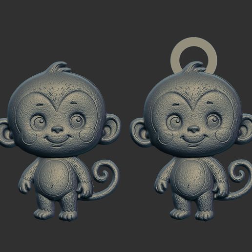 🐒 singe caricatural modèle cnc・Fichier STL pour Impression 3D et ...