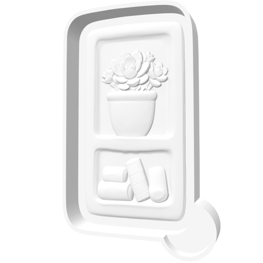 📚 3D Succulent mini book Shelf STL Mold Housing for Silicone & Resin ...
