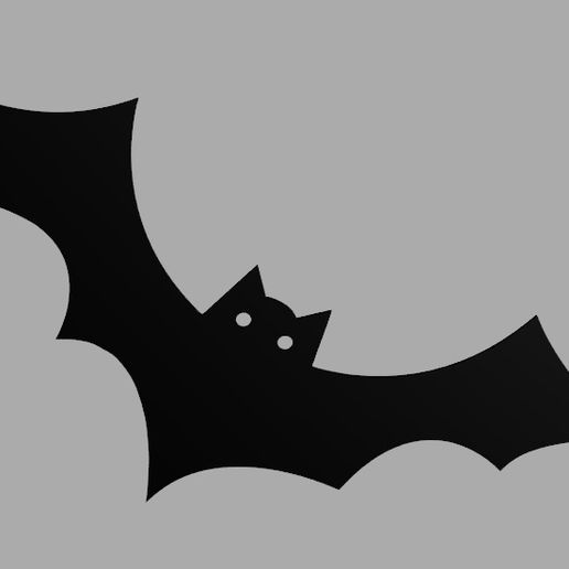 bat silhouette simple
