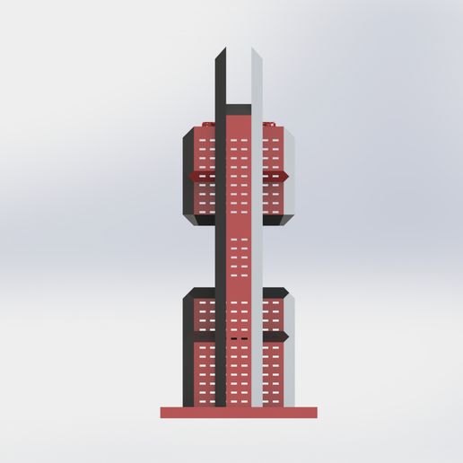 Download free STL file skyscraper/building • 3D printer object ・ Cults