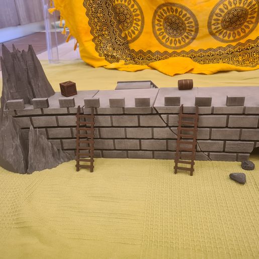🏰 Helm's Deep wall 28 mm scenary・ STL File for 3D printing・Cults