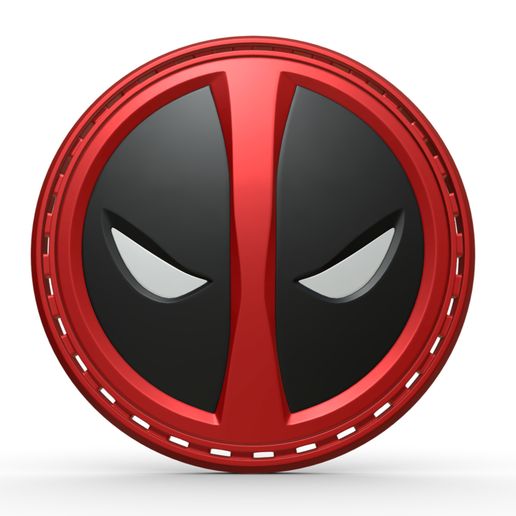🎭 Deadpool logo 3D model・ STL File for ・Cults