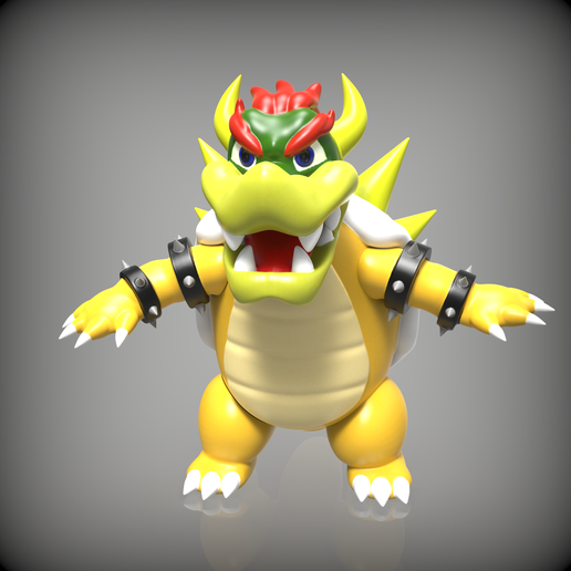 🐢 Bowser・Free STL File for 3D printing・Cults