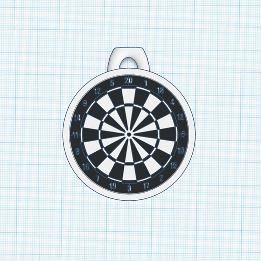 STL file Target key ring 🔑 ・3D print model to download・Cults