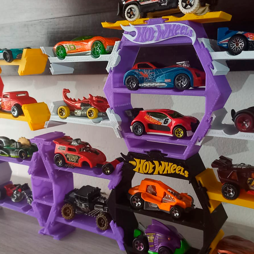 🚗 hotwheels stand 16 cars・ 3MF File for 3D printing・Cults
