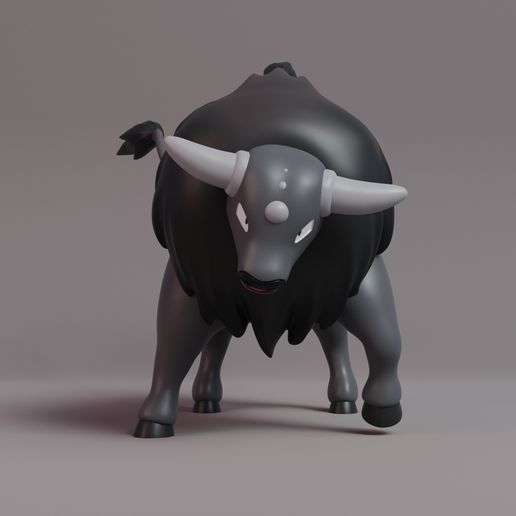 🐉 Pokemon - Paldean Tauros All Forms・ STL File for ・Cults