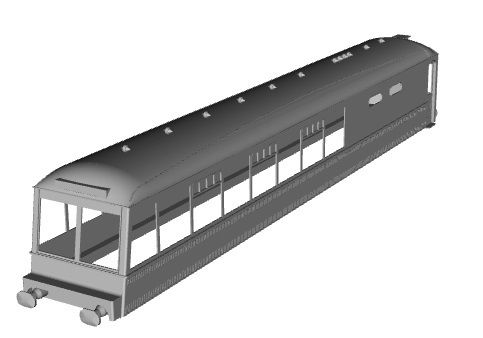 🚂 SR Devon Belle Pullman Observation Coach no13 Original condition 1/32 ...