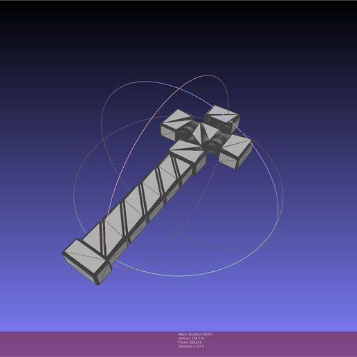 🔥 Fire Force Excalibur Hilt・ STL File for 3D printing・Cults