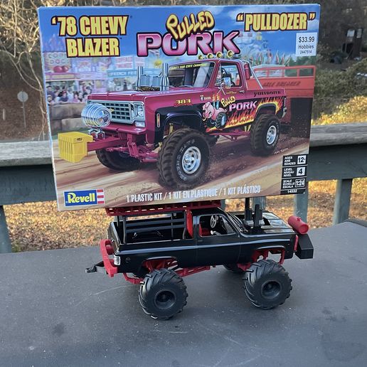 👹 Revell 1978 Chevy Blazer K5 Pulldozer Monster Wheels Tires 1-24 Scale ...