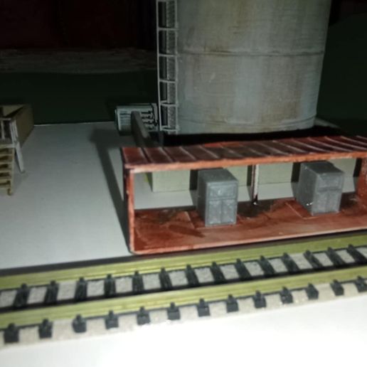 STL file Model Railroad fuel station ⛽ ・3D printable model to download ...