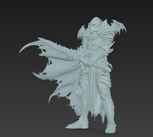 🧛 Armored Vampire Lord Warrior 3D Model・ STL File for 3D printing・Cults