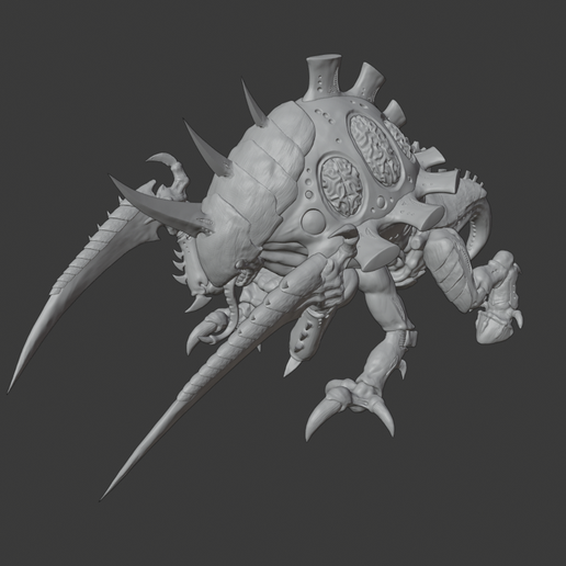 3D file Male Receptor Bug - Alien Space Bugs - 28mm miniature ♂️ ・3D ...