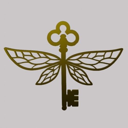 Free STL file Winged Wings Winged Winged Key Harry Potter Wall Chart 🔑 ...