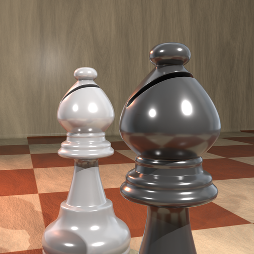 ♟️ Classic Chess Bishop・Free STL File for 3D printing・Cults