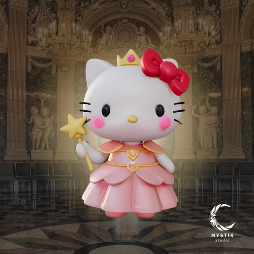 hello kitty with crown