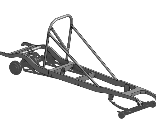 👽 1933-35 Chevy gasser chassis・ STL File for 3D printing・Cults