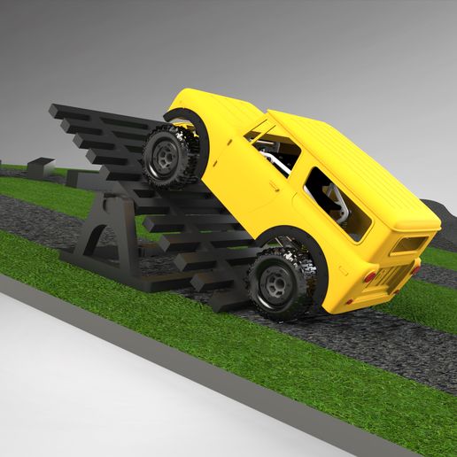 🐼 Mini Crawler Course Track・ STL File for ・Cults