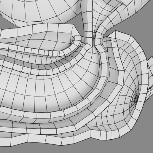 ⚕️ Intussusception intestine ileocolic obstruction・ STL File for 3D ...